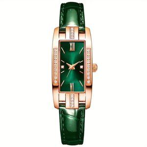 Accessories | Vintage Rectangle Ladies Quartz Watch With Rhinestone ...